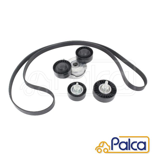 ランドローバー ファンベルト,テンショナー,アイドラプーリー 4点セット| レンジローバー イヴォーク1 L538/イヴォーク2 L551 ...