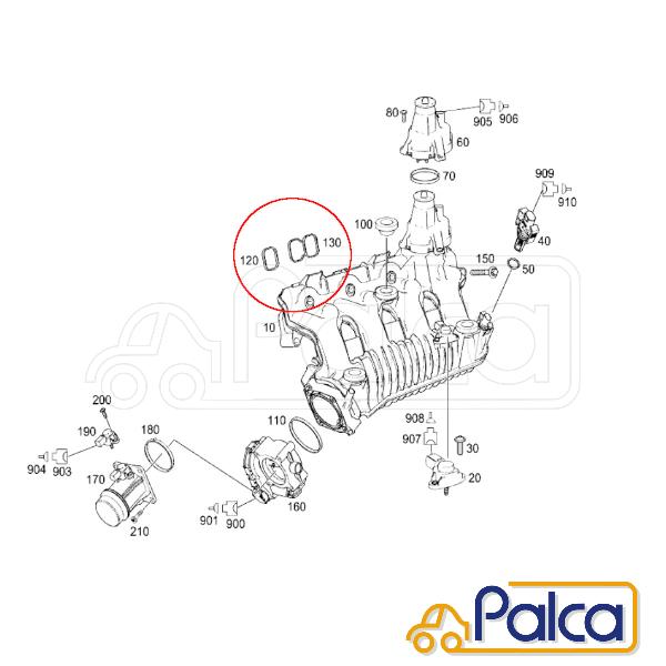 ベンツ インテークマニホールドガスケット セット 4気筒,M271エンジン | Eクラス|W212 S212 C207/E250CGI ...