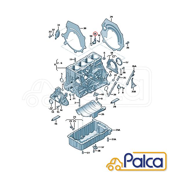 アウディ サーモスタットハウジングプラグ | A4/8EAMBF 8EAMBF 8EBFB 1.8T 1.8Tクワトロ | 純正 06B103033A
