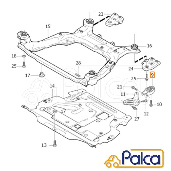 ボルボ / フォード エンジンマウント ロア トルクロッド S60II/T3 T4 | S80II/2.0 | V60/T3 T4 1.6 ...
